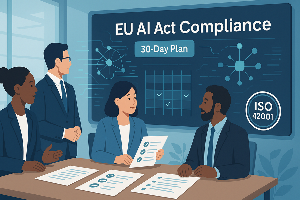 EU AI Act Compliance: 30-Day Audit-Ready Plan | ISO 42001